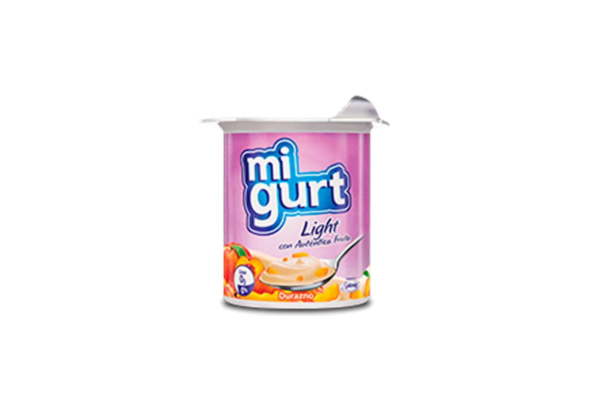 MiGurt Light Durazno Con Trozos 125g(Similar) - Supermercado Paotrolado
