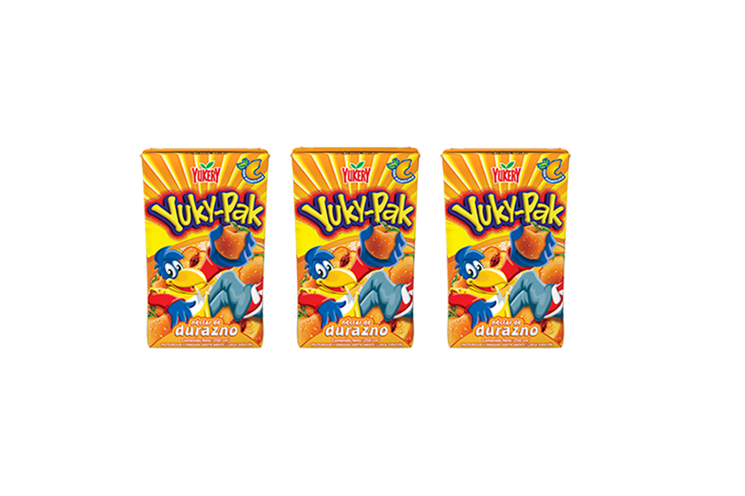 Yuky-Pak Jugo Con Sabor A Durazno – Supermercado Paotrolado
