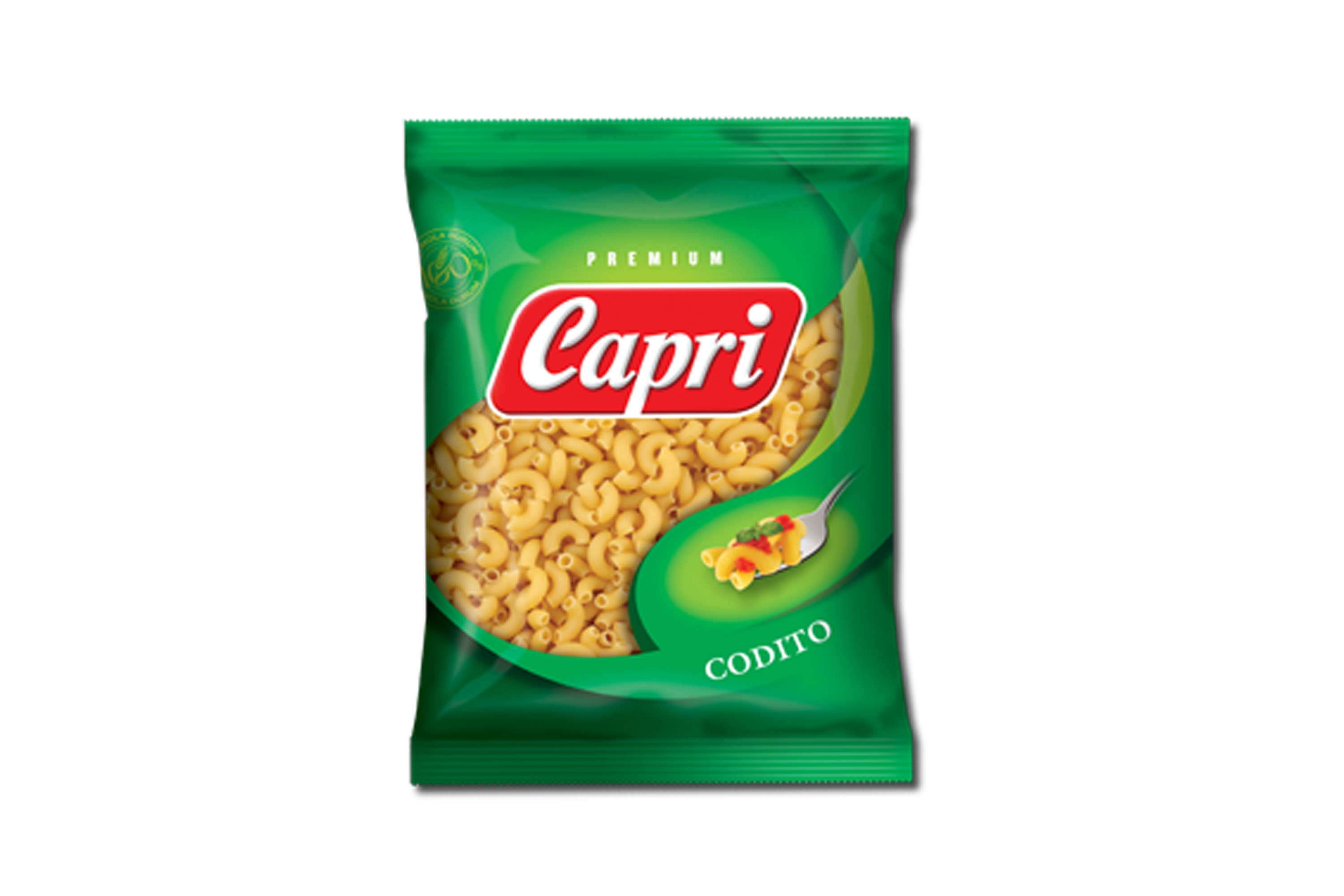 Pasta Capri Premium Codito 500g – Supermercado Paotrolado